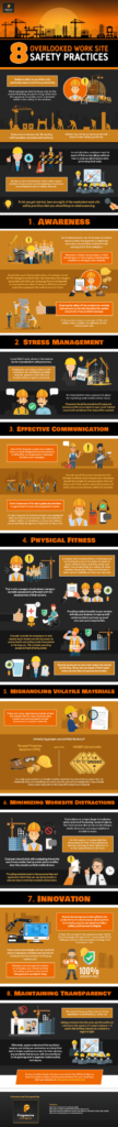 8 Overlooked Work Site Safety Practices | Infographics Race